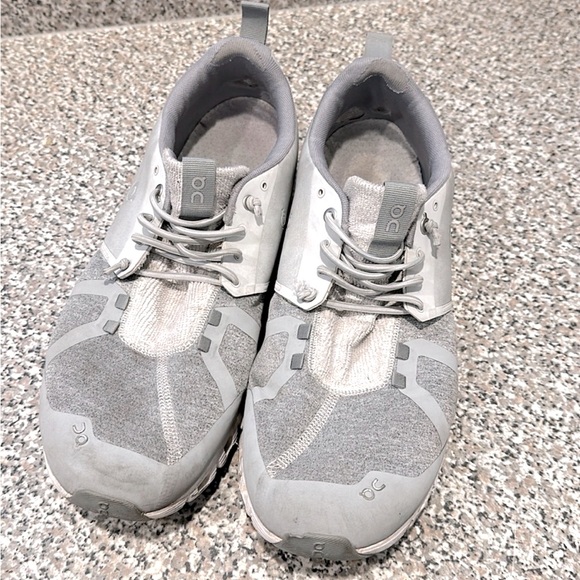 On Running | Shoes | On Cloud Grey Terry Running Shoes | Poshmark